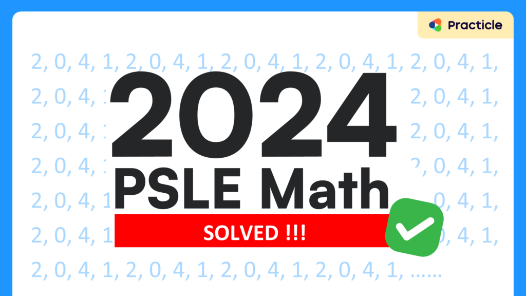PSLE math 2024 questions answered | Practicle